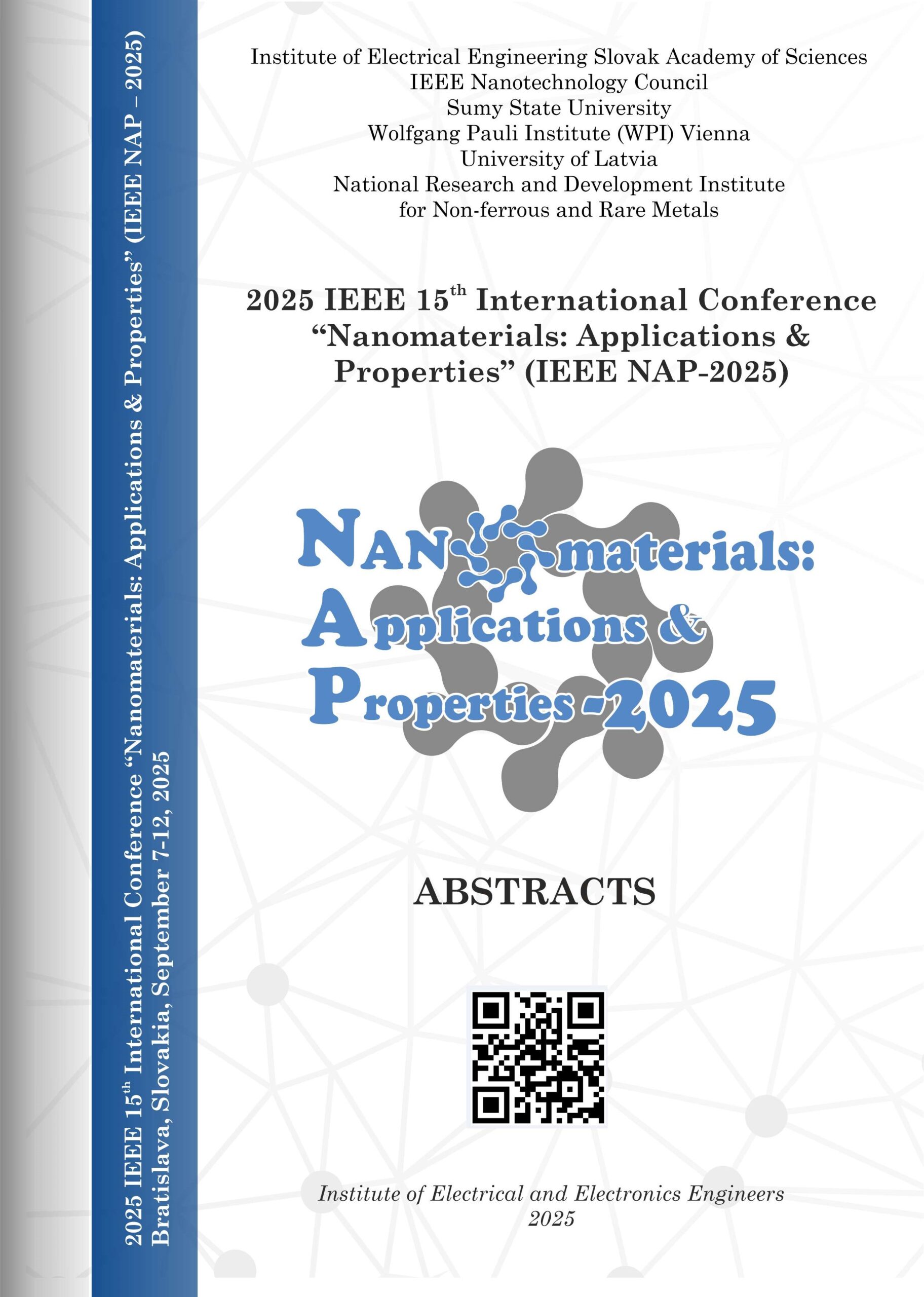 Abstract book - IEEE International Conference "Nanomaterials ...